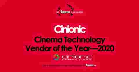 Cinionic named 2020 Cinema Technology Vendor of the Year by Exhibitors ...