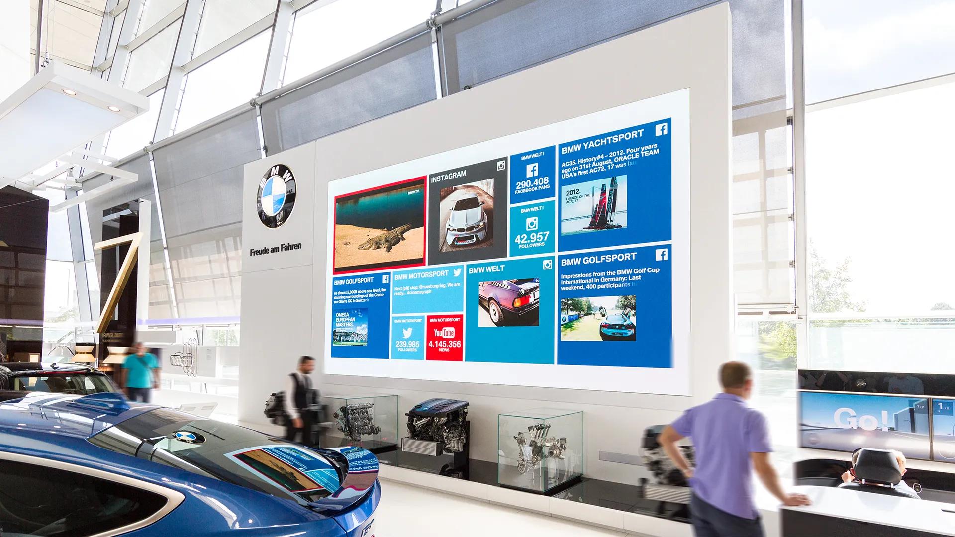 Premium automotive manufacturer goes bold and bright with Barco modular ...