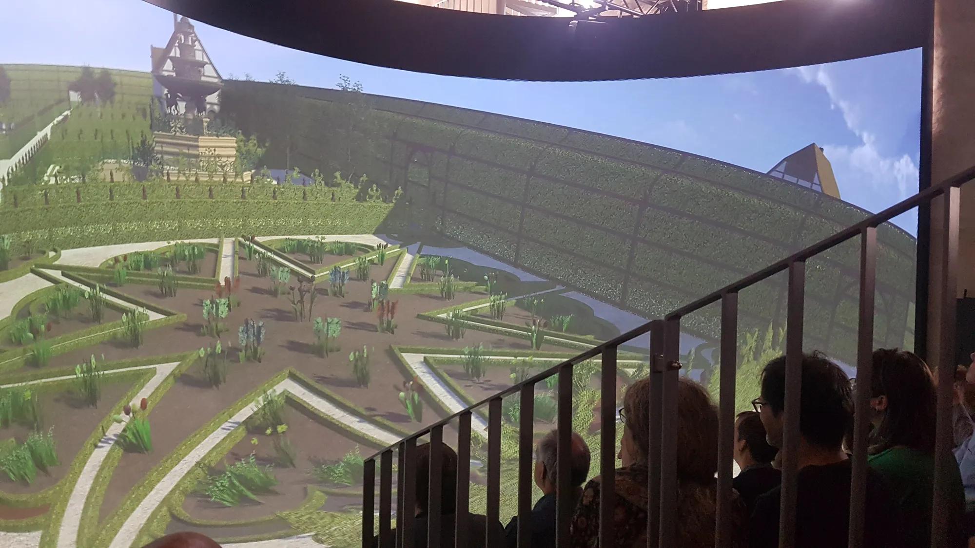 Immersive Barco projection for multimedia experience center Schloss ...