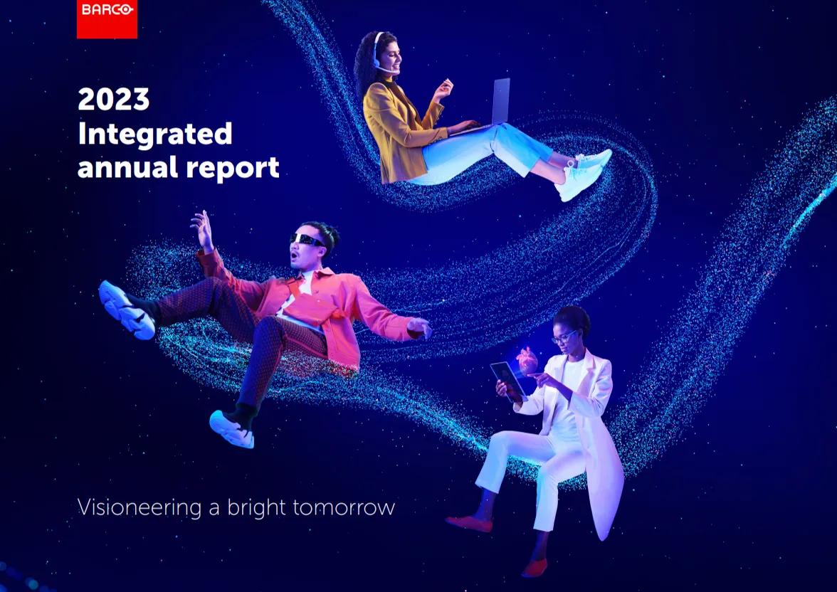 Now published: the Barco 2023 Integrated annual report - Barco