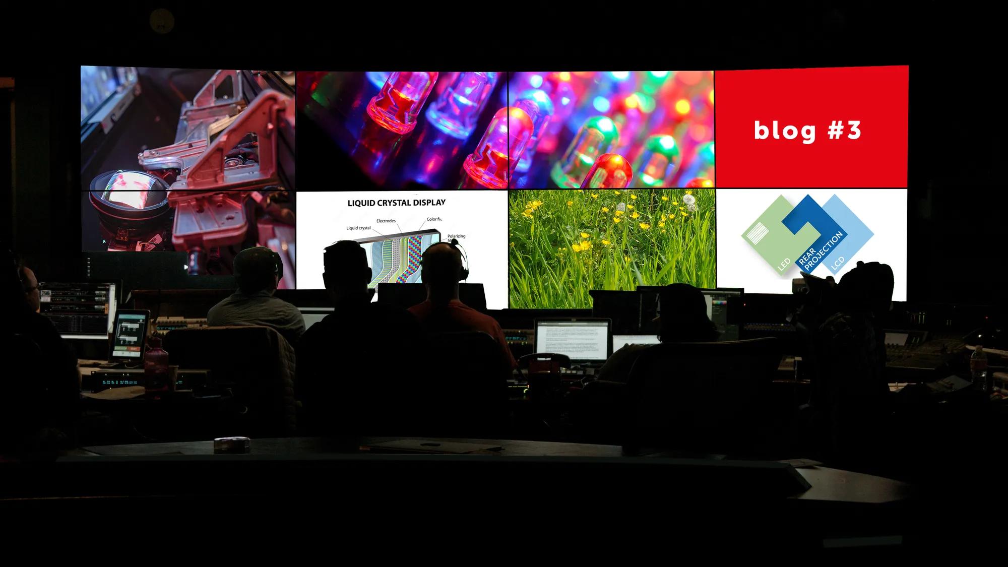 Which control room video wall technology consumes least energy? - Barco