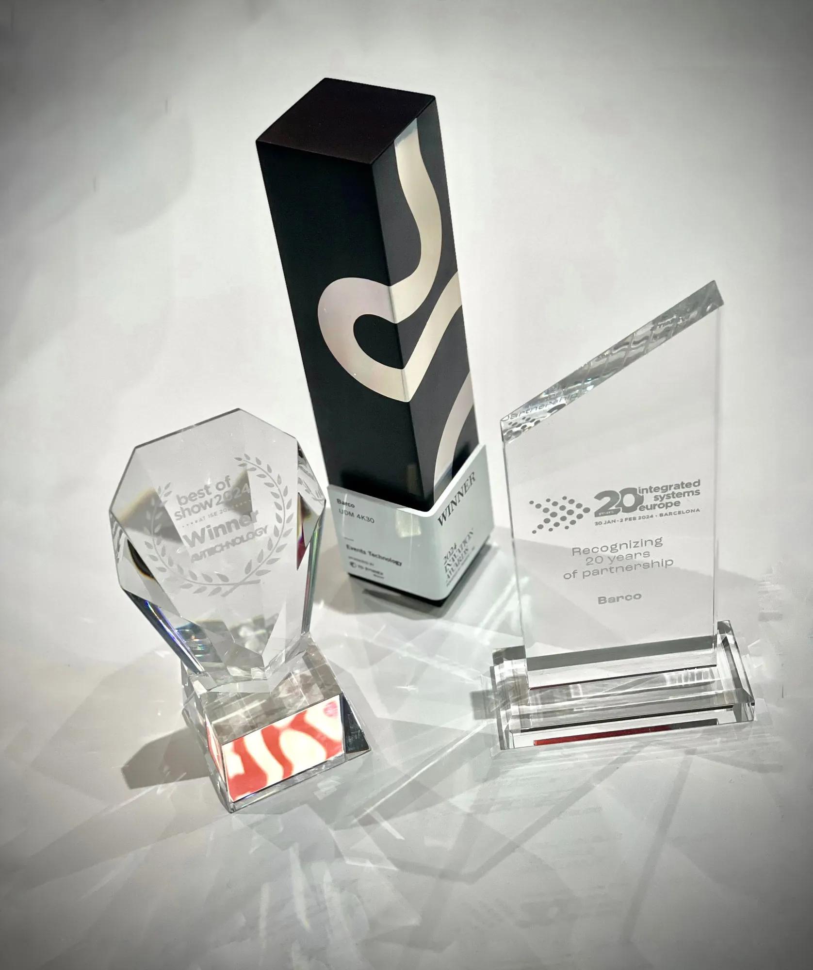 Our visioneering solutions dazzle with 8 awards - Barco