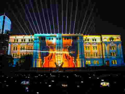 Animating historical art with a projection mapping show at Shanghai ...