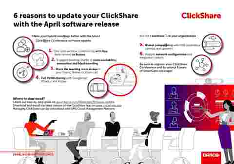 Make the most of your hybrid meetings with latest ClickShare Conference ...