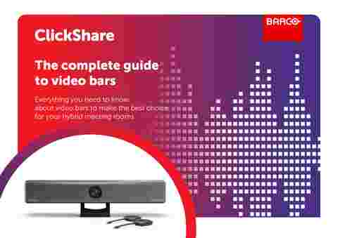 Meet the ClickShare Video Bars - Barco