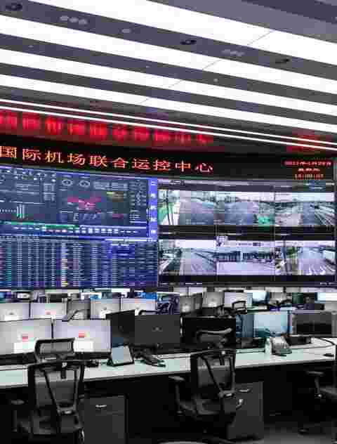 Tianfu International Airport takes off with Barco OpSpace in 14 control rooms - Barco
