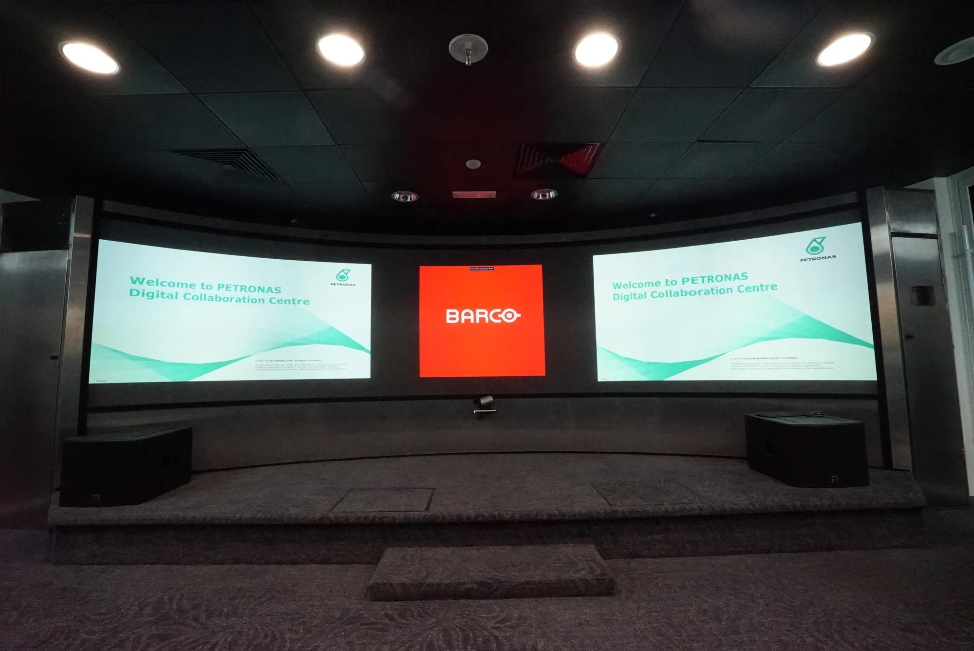 Barco solutions optimize Petronas Digital Collaboration Center - Barco