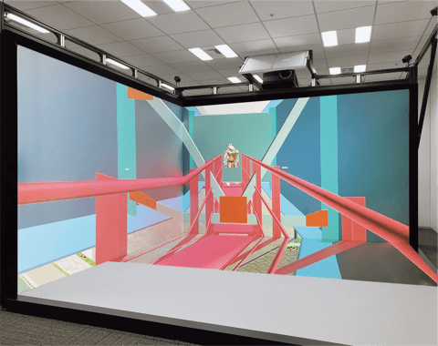 Barco's projection VR system (Cave) enables advanced utilization of ...