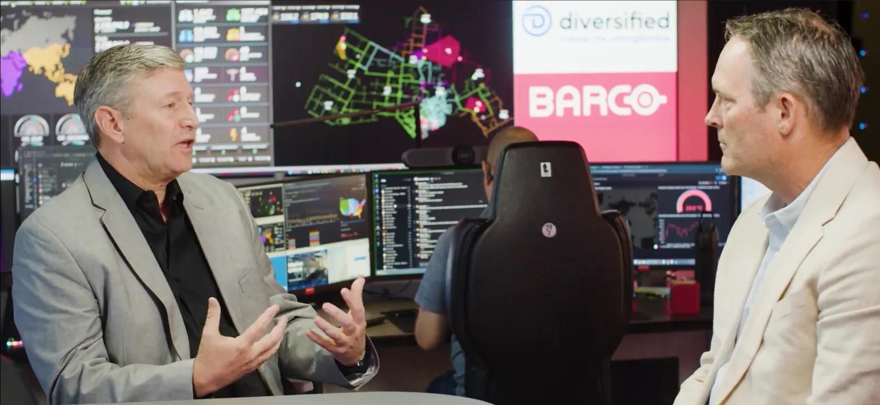 Barco and Diversified: a shared vision on control room technology - Barco