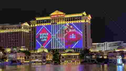 Super Bowl week projection mapping – Las Vegas style - Barco