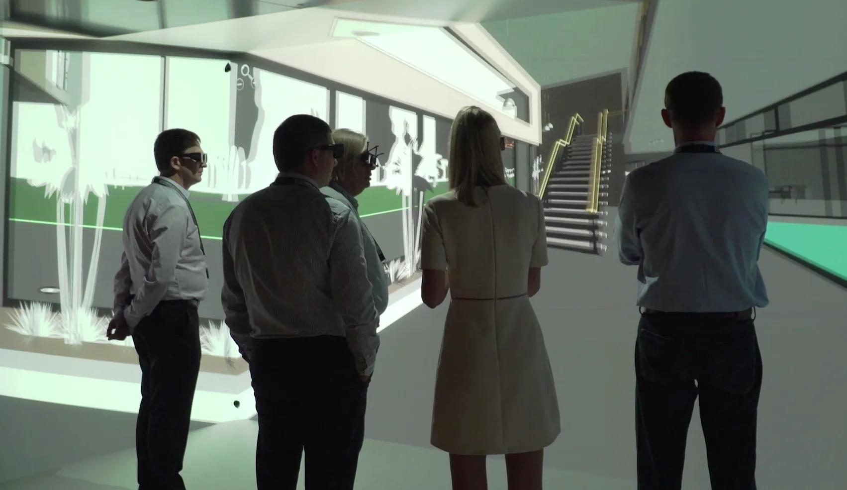 Five-sided Barco cave fully immerses architects into building solutions ...