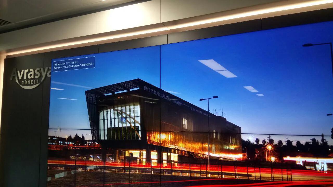 Barco video walls and ClickShare help Eurasia Tunnel boost safety - Barco