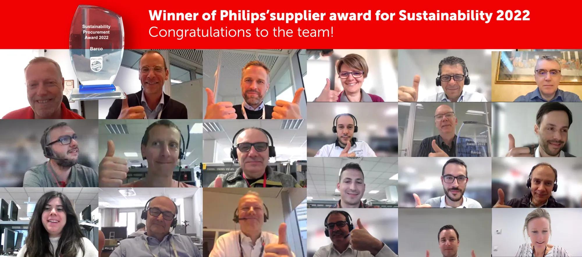 Philips Supplier Award for Sustainability honors Barco’s environmental ...