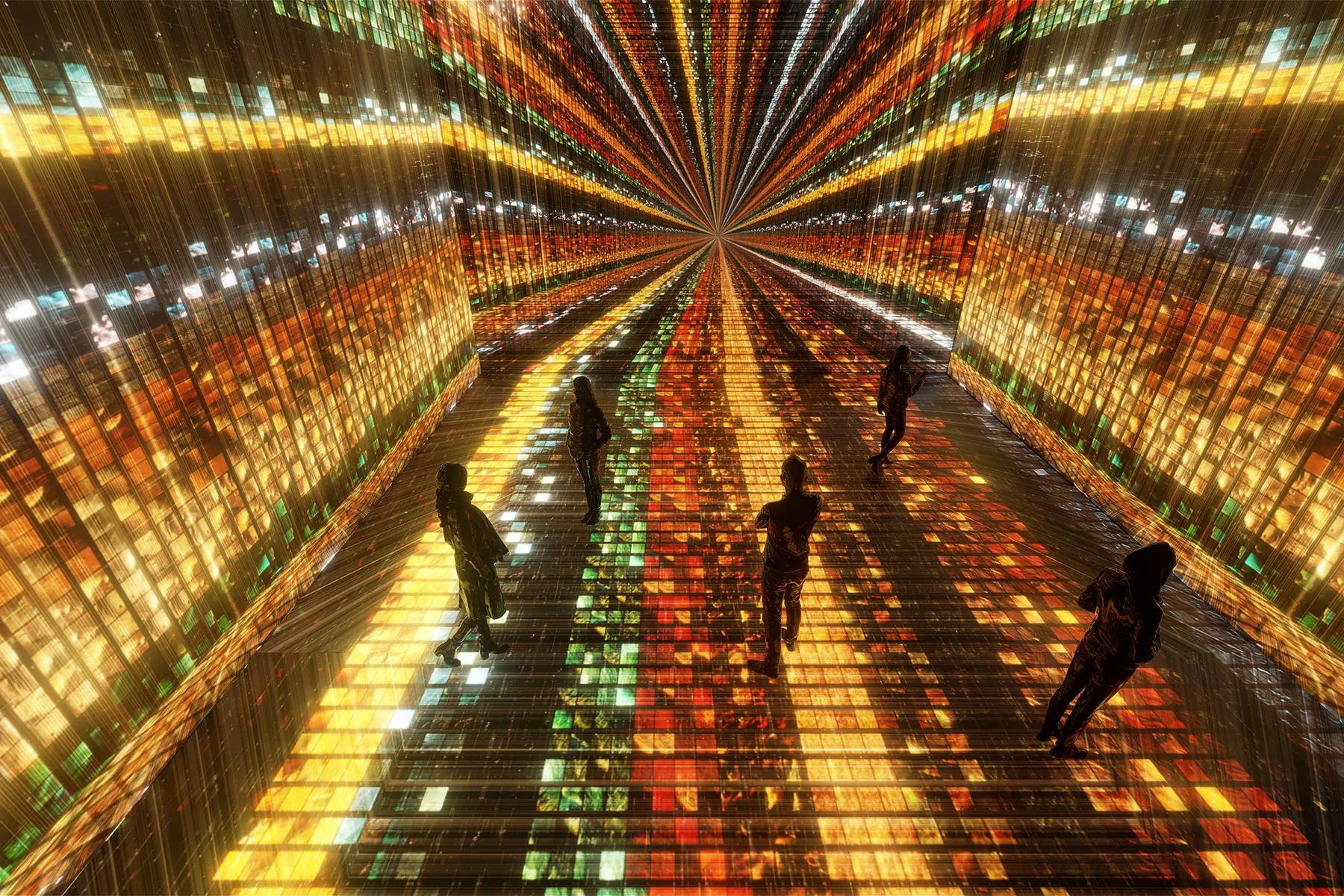 Immersive Barco-projected spectacle shows how machines dream - Barco