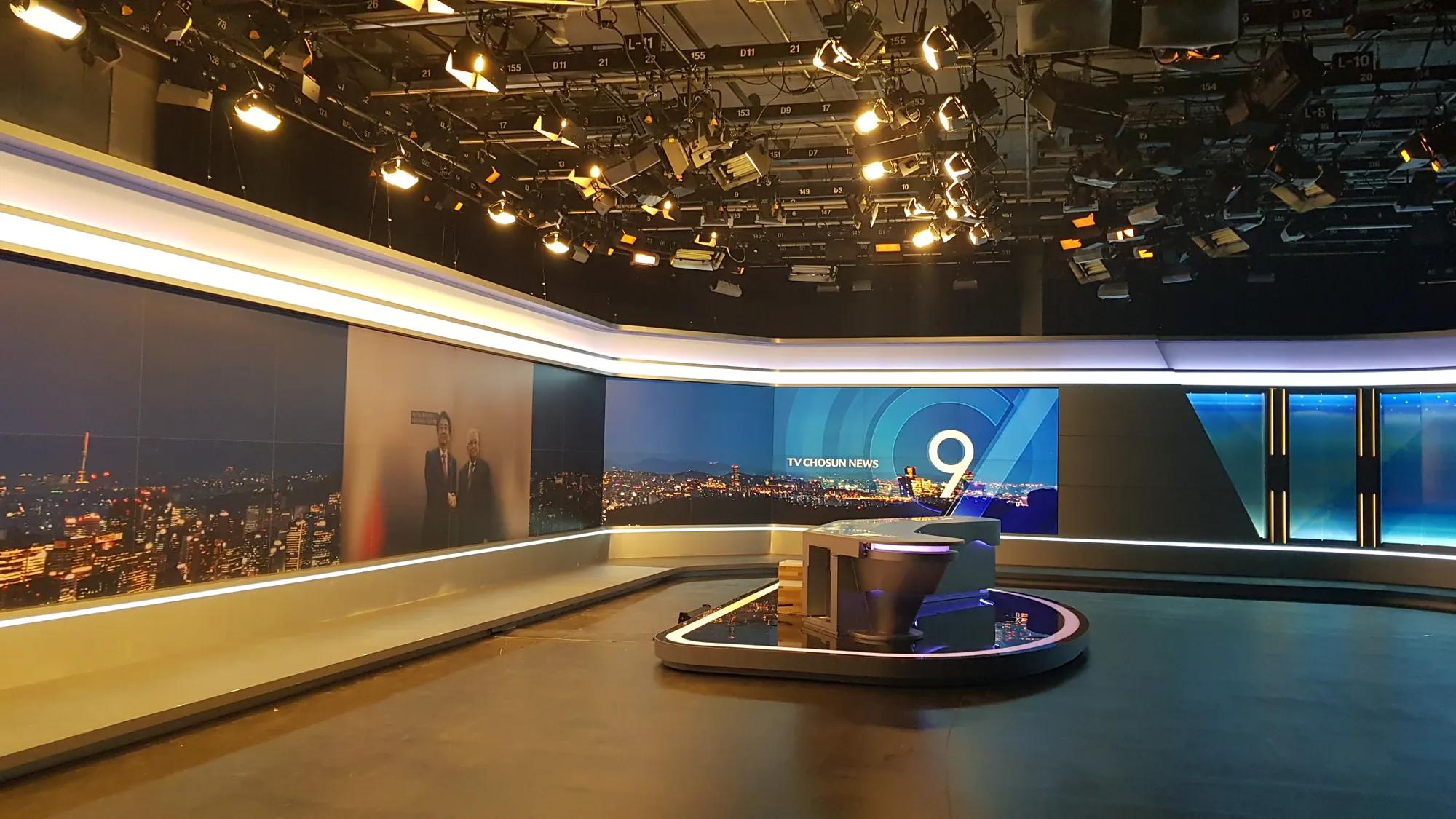 Barco video walls brighten studios of TV Chosun - Barco
