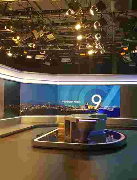 Barco video walls brighten studios of TV Chosun - Barco