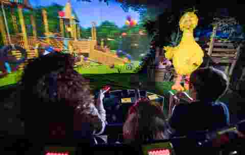Barco brings vivid projections to Sesame Street dark ride - Barco