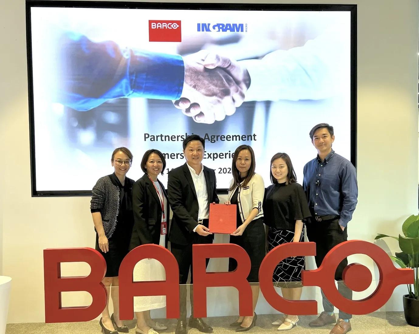 Barco and Ingram Micro signed new distribution agreement for projection and image processing in ...