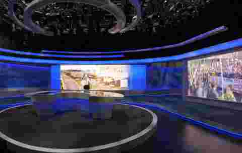 Powerful images and easy maintenance backdrop for Korean TV - Barco