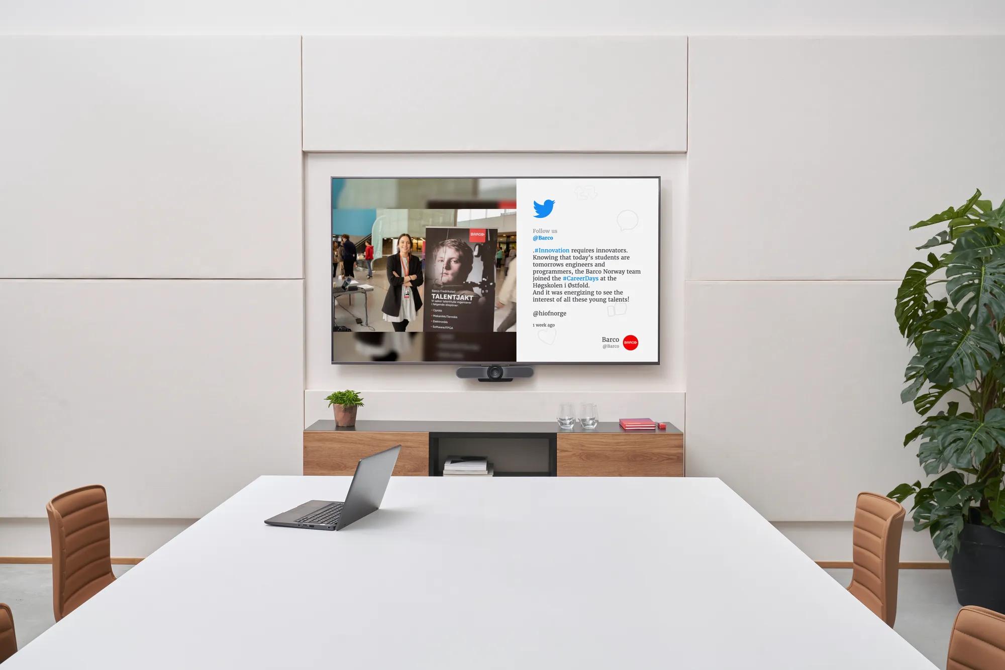 Engaging digital signage content on your ClickShare unit with Seenspire ...