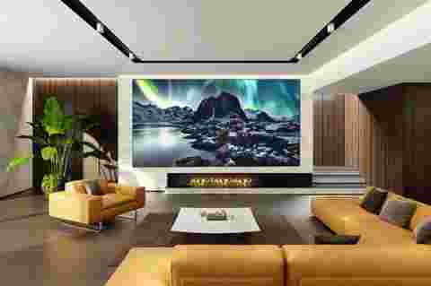 Bifrost 0.9 LED wall for home theaters - Barco